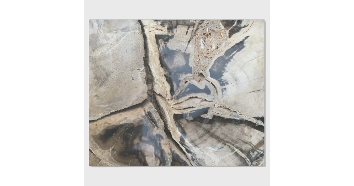 Black & Cream Crystal Wrapping Paper | Zazzle