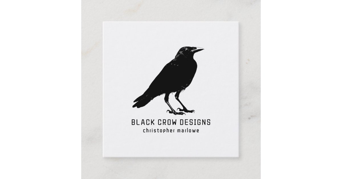 Black Crow Business Card | Zazzle