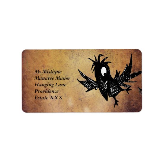 Black Crow Label | Zazzle.com