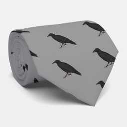 Black Crow Neck Tie | Zazzle
