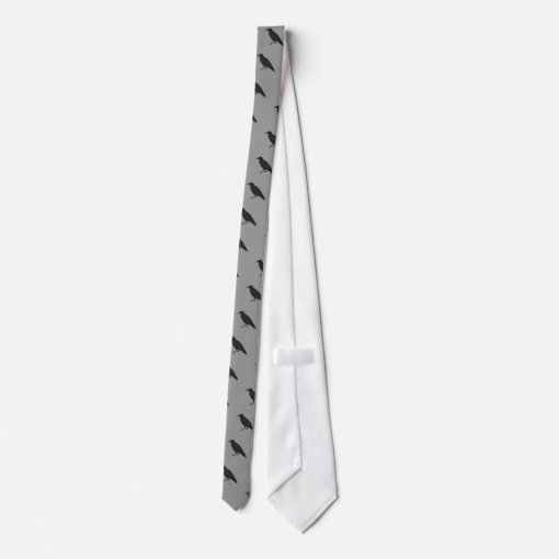 Black Crow Neck Tie | Zazzle