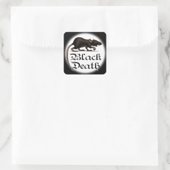 Black death Rat Stickers | Zazzle