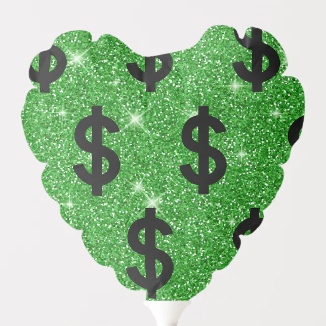 Black Dollar Sign Money Entrepreneur Wall Street Balloon | Zazzle