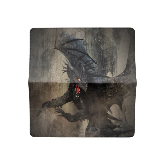Black Dragon Checkbook Cover | Zazzle.com