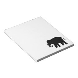 Black Elephant Notepad | Zazzle