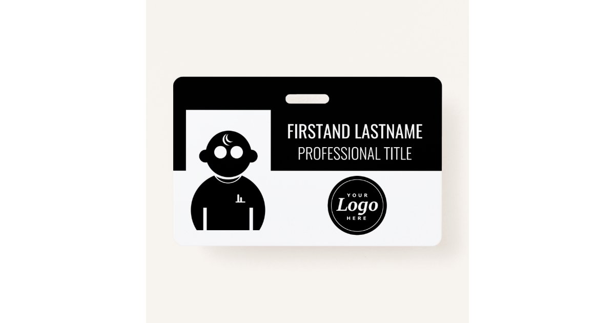 Black Employee Badge | Zazzle