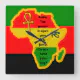 Black Empowerment Ankh Life Force Clock | Zazzle