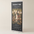 Black Event Planning Business Photo Social Media Retractable Banner ...