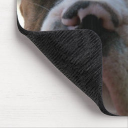 Black Eyed Boxer Dog Mouse Pad | Zazzle