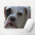 Black Eyed Boxer Dog Mouse Pad | Zazzle