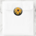 Black Eyed Susan Classic Round Sticker | Zazzle