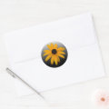 Black Eyed Susan Classic Round Sticker | Zazzle