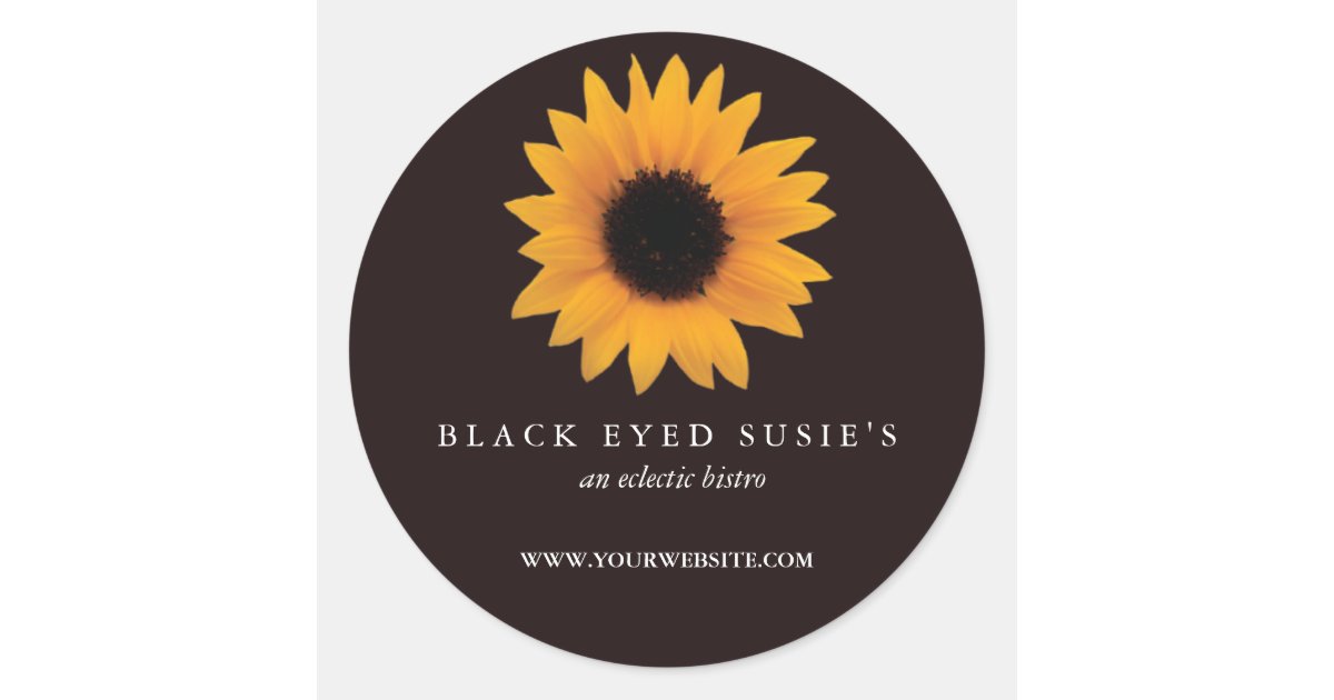 Black Eyed Susan Sticker | Zazzle