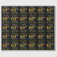 Black, Faux Gold "HAPPY 60th BIRTHDAY" Wrapping Paper | Zazzle