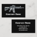 Black Firearms Business Card | Zazzle