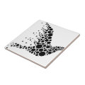 Black Flying Bird Ceramic Tile | Zazzle