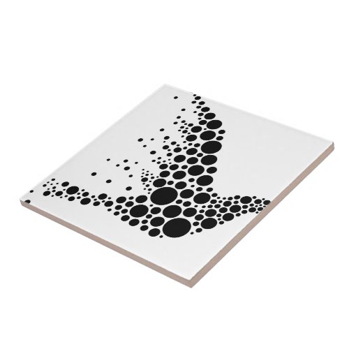 Black Flying Bird Ceramic Tile | Zazzle