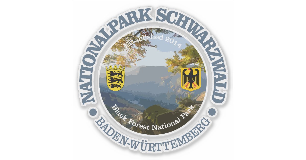 Black Forest NP Sticker | Zazzle.com