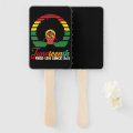 Black Freedom Free Ish Since 1865 Juneteenth Hand Fan | Zazzle