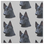 German Shepherd Dog Silhouettes GSD Pattern Fabric | Zazzle.com