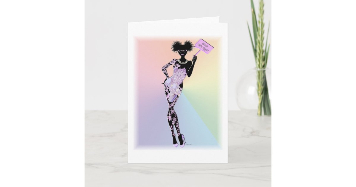 Black Girls Rock Card | Zazzle