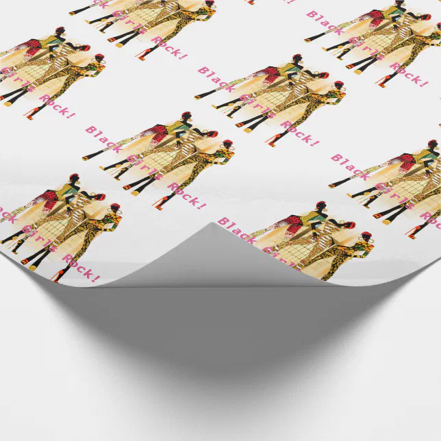 Black Girls Rock! Wrapping Paper | Zazzle