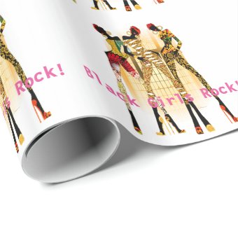 Black Girls Rock! Wrapping Paper | Zazzle