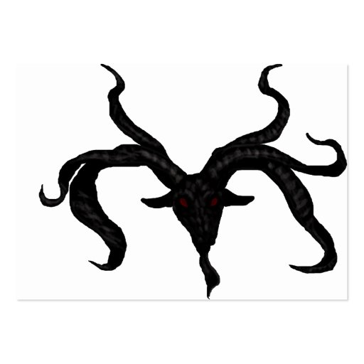 Black Goat Demon Business Card | Zazzle