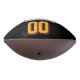 BLACK GOLD AND RED Custom Football | Zazzle