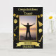 Black & Gold Congratulations Graduation Card | Zazzle