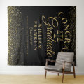 Black Gold Law School Graduation Photo Backdrop | Zazzle