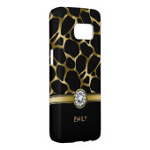 Black & Gold Leopard Print Pattern Case-Mate Samsung Galaxy Case | Zazzle
