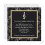 Black Gold Music Treble Clef Recital Invitation | Zazzle
