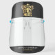 Black & Gold Personal Chef Face Shield | Zazzle
