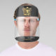 Black & Gold Personal Chef Face Shield | Zazzle