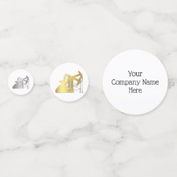 Black, Gold, Silver Oilfield Themed Confetti | Zazzle