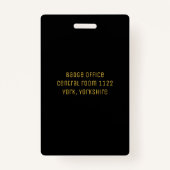 Black Gold VIP Backstage All Access Pass Concert Badge | Zazzle