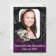 Black Gothic photo graduation Invitation | Zazzle