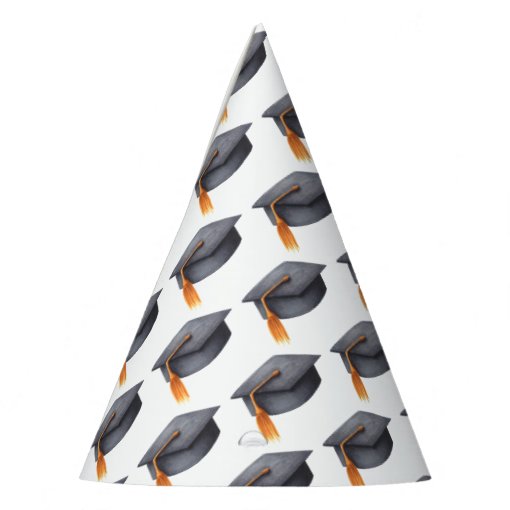 Black Graduation Cap Graduation Party Hat | Zazzle