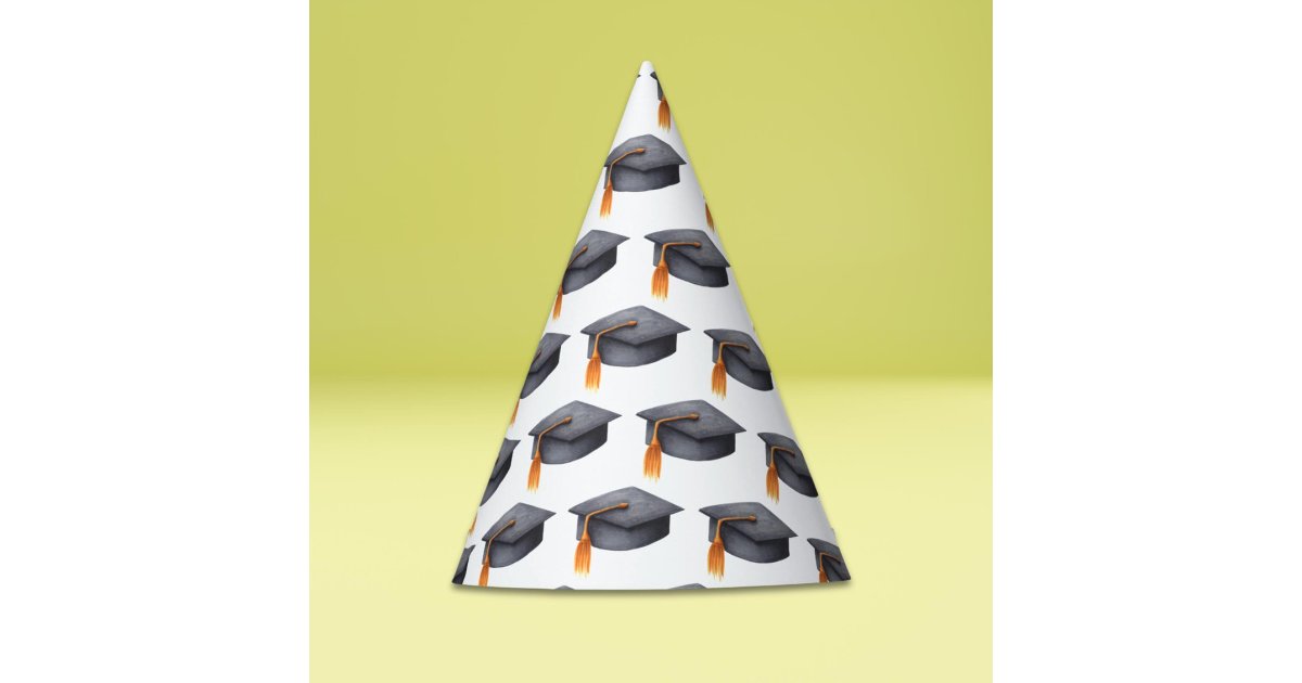 Black Graduation Cap Graduation Party Hat | Zazzle