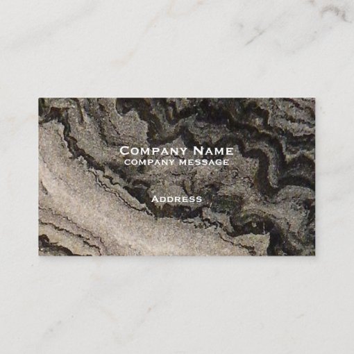 Black Granite Business Card | Zazzle