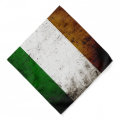 Black Grunge Ireland Flag Bandana | Zazzle