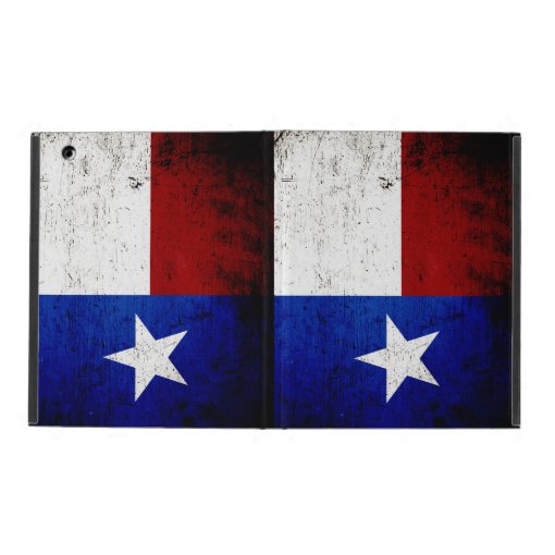 Black Grunge Texas State Flag iPad Folio Case | Zazzle