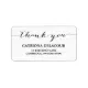 Black Handwritten Script Address Label | Zazzle