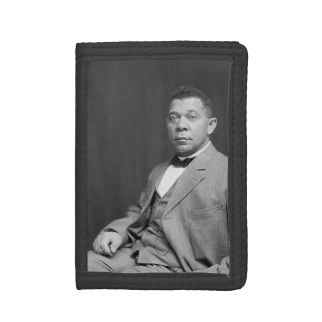 Black History: Booker T Washington, Civil Rights Trifold Wallet | Zazzle
