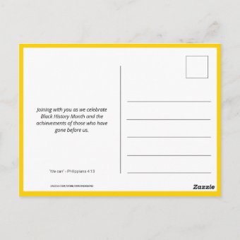 Black History Marcus Garvey Quote BHM Postcard | Zazzle