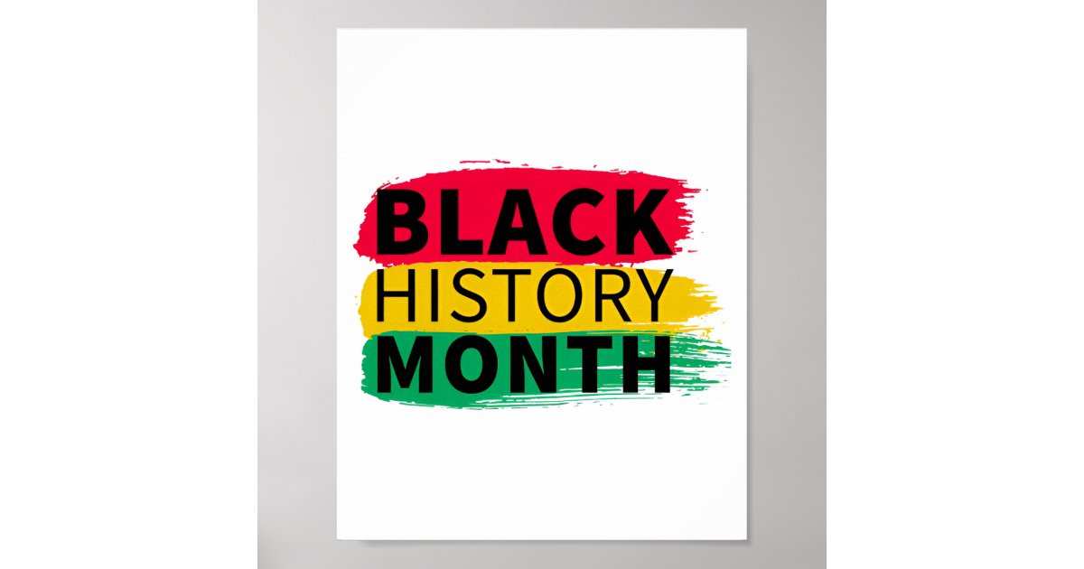 Black history month Bhm Poster | Zazzle