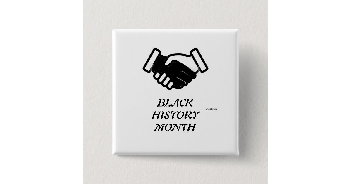 Black History Month Button | Zazzle