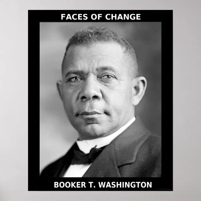 Black History Month Heroes - Booker T. Washington Poster | Zazzle