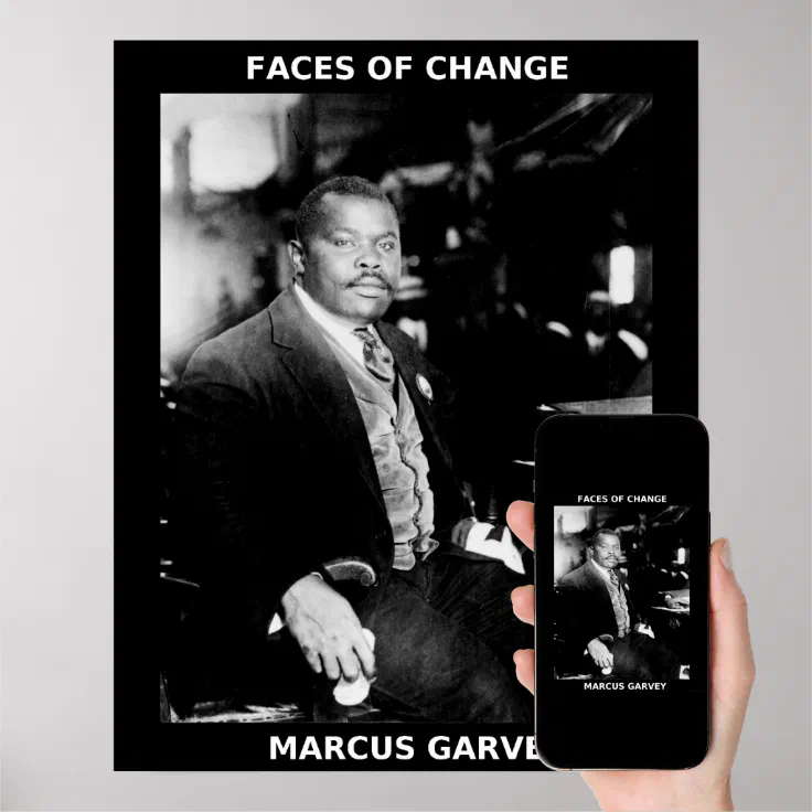 Black History Month Heroes - Marcus Garvey Poster | Zazzle